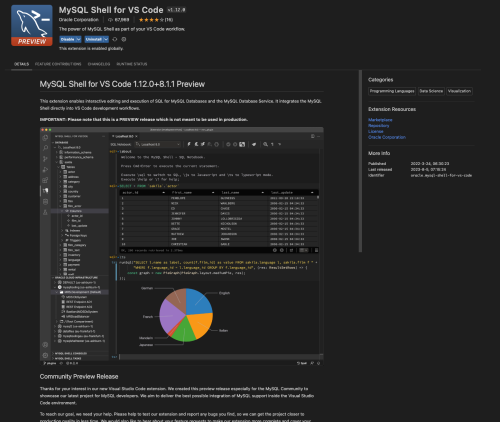 MySQL Workbenchの後継であるMySQL Shell for VS Codeを使ってみる | Matsubo Tech Blog